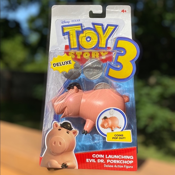 Disney | Toys | Toy Story 3 Coin Launching Evil Dr Porkchop Hamm Pig ...
